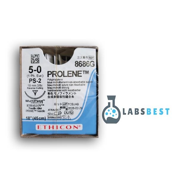 PROLENE™ Polypropylene Suture, 8686G, Synthetic Non-absorbable, PS-2 ...